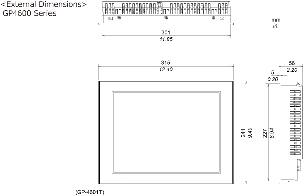 PFXGP4601TAA TOUCH SCREEN PRO-FACE 12.1\'\'