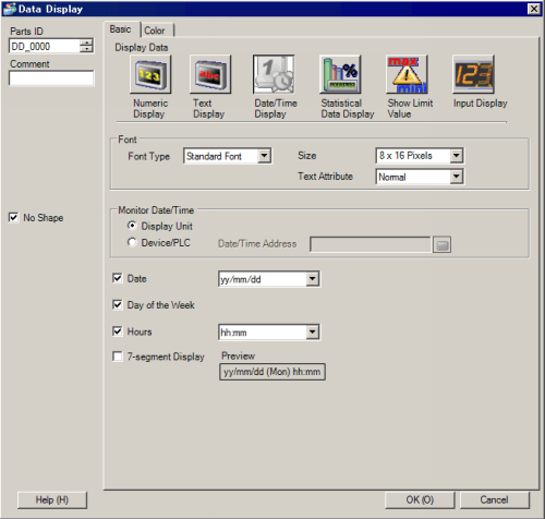 14.11.3.1 Date/Time Display - Basic