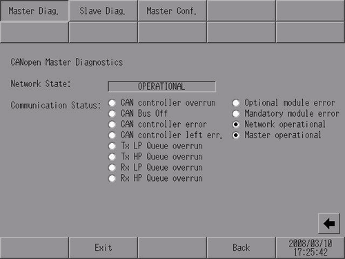 M.9.6 Checking if communication is possible on the side with the ...