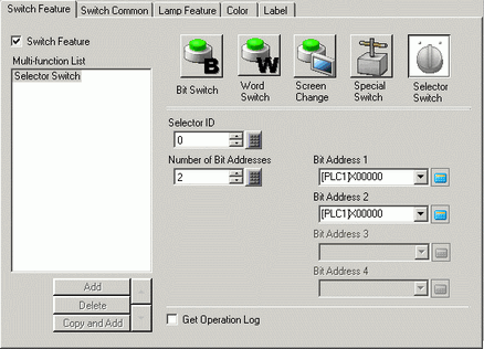 10.15.5.1 Selector Switch - Switch Feature