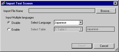 17.4.2 Procedure - Importing Text
