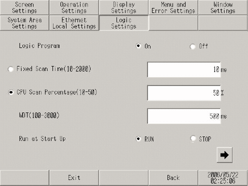 M.10.1 Adjusting the scan time based on the ratio to the execution time ...