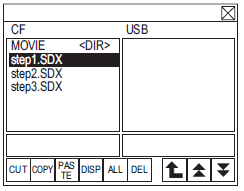 42.7.2 Operation - Copying or Moving Data Between a CF Card (or SD Card ...