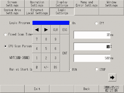 M.10.1 Adjusting the scan time based on the ratio to the execution time ...