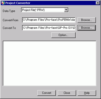 4.2 Project Converter - Using
