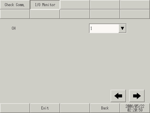 M.19.3.5 Peripheral Settings - I/O Monitor - Model (Analog)