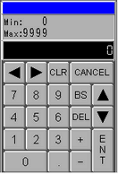 26.30.2 Keypad display when editing