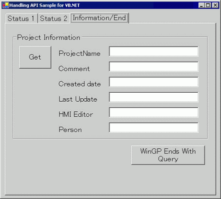 38.5.3.1 Sample Overview - Sample to retrieve the WinGP status and ...