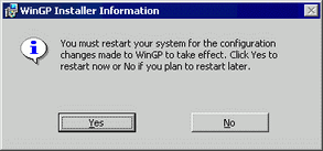 38.3.2.1 Install Procedure - WinGP
