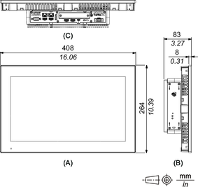 Modelo Standard de 15 pulgadas Ancho - PS6000 Series