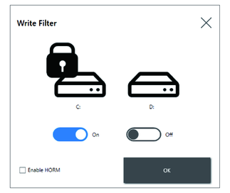 Write Filter - PS6000 Series